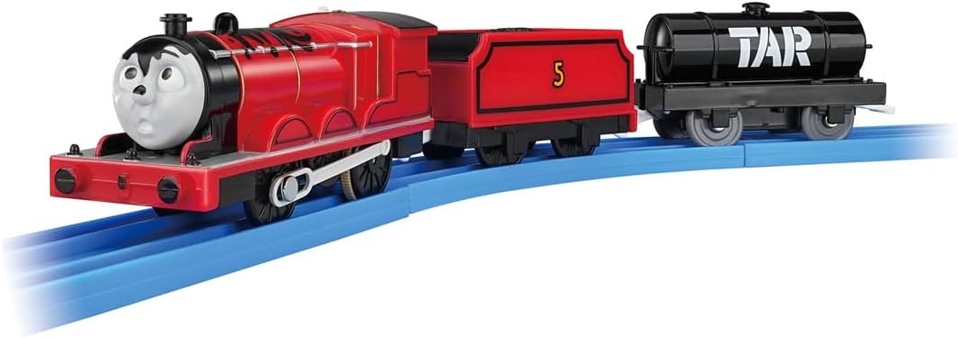 Amazon.co.jp: Takara Tomy Plarail Thomas TS-16 Plarail James and Tar ...