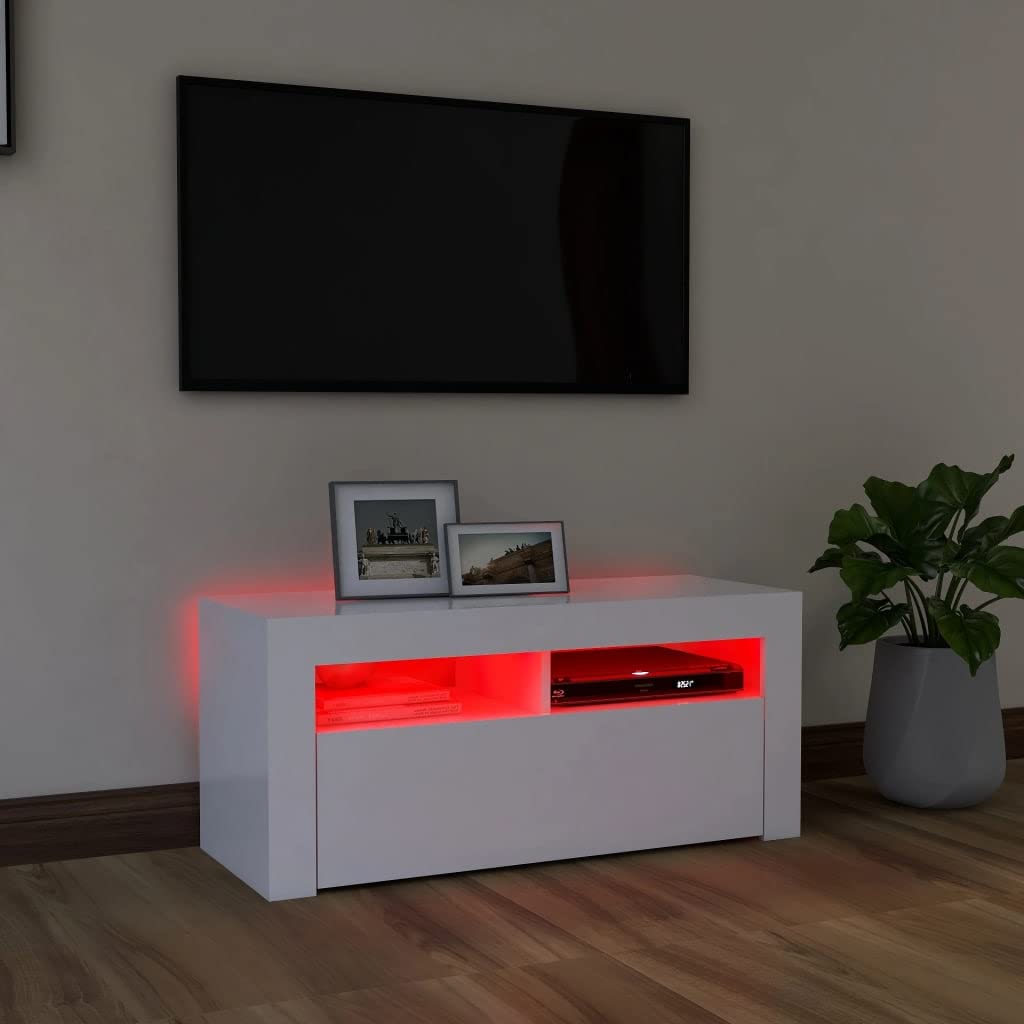 Red Gloss Tv Cabinet