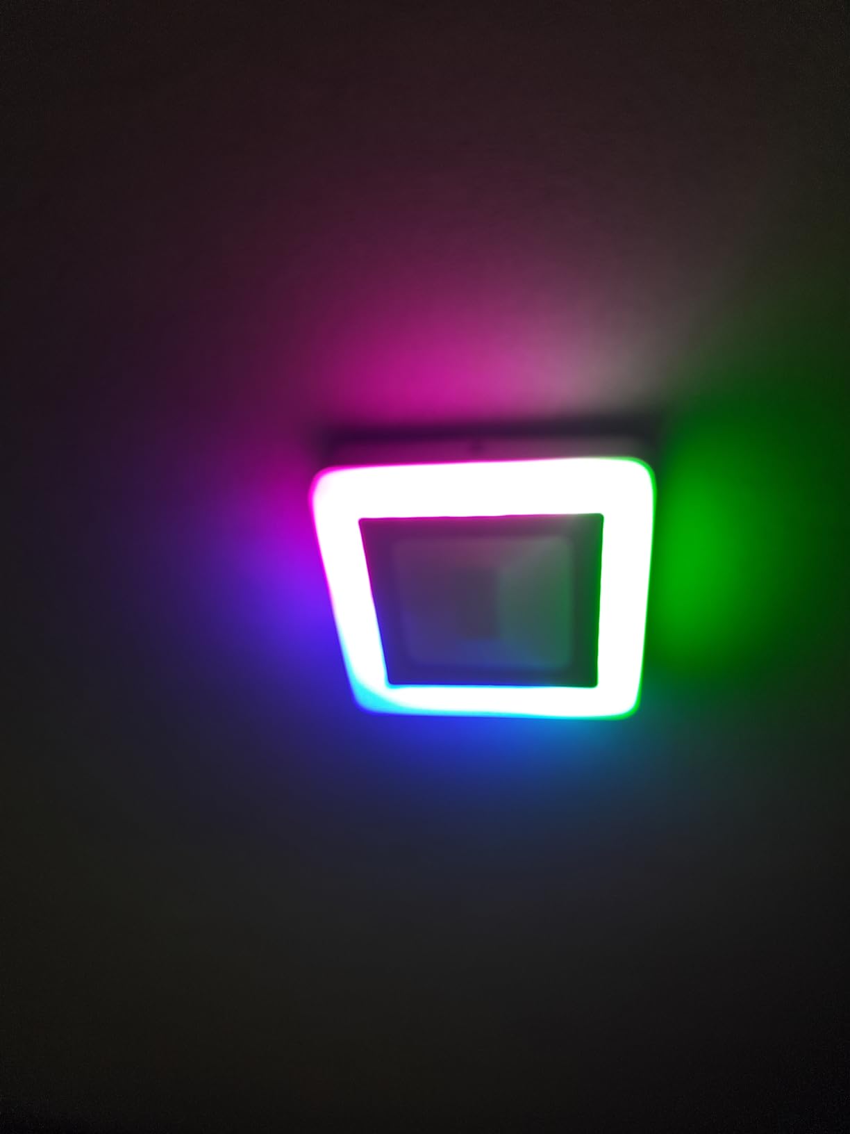Buy DMT 9 Watt (6+3) Square Color LED Surface Panel Side 3D Effect ...