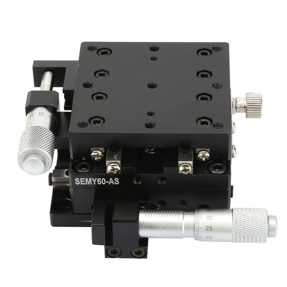 Micrometer Manual Slide Table 60x60x40mm Cross Roller Linear Stage ...