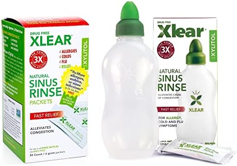 Amazon.com: Xlear Nasal Spray, Natural Saline Nasal Spray with Xylitol ...