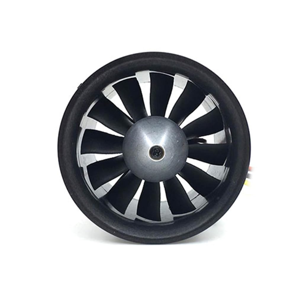 Amazon.com: 70MM EDF 12 Blades Ducted Fan with QF2827 1800KV Brushless ...