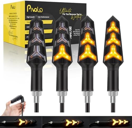 Pivalo Bike Indicator LED Bulb with Crystal Design Running Super Bright ...