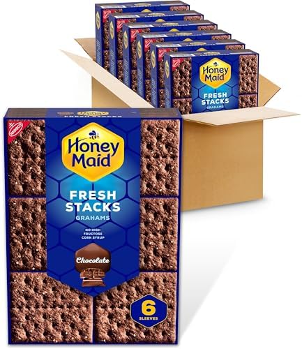 Amazon.com: HONEY MAID Fresh Stacks Chocolate Graham Crackers, Bulk ...