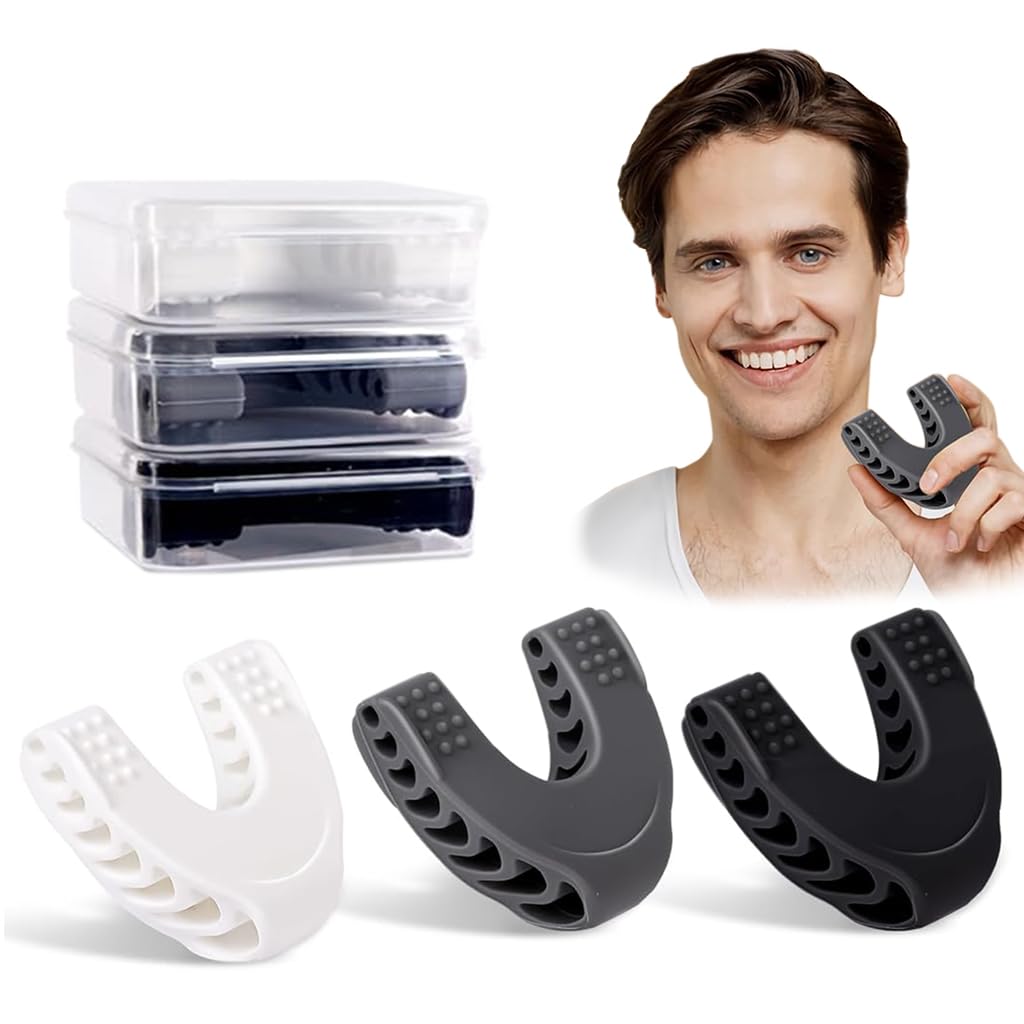 Buy MAYCREATE® 3Pcs Jawline Exerciser Tool for Men Women 40/50/60lbs ...