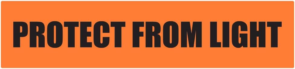 Amazon.com: 1200 Labels - Protect from Light Stickers, Protect from ...