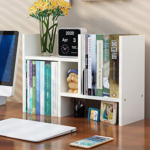 Snapklik.com : Meikuler Desktop Shelf Organizer, Adjustable Wood ...
