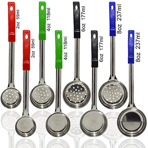 HeroFiber Portion Control Sizes Serving Spoons, 8-Piece
