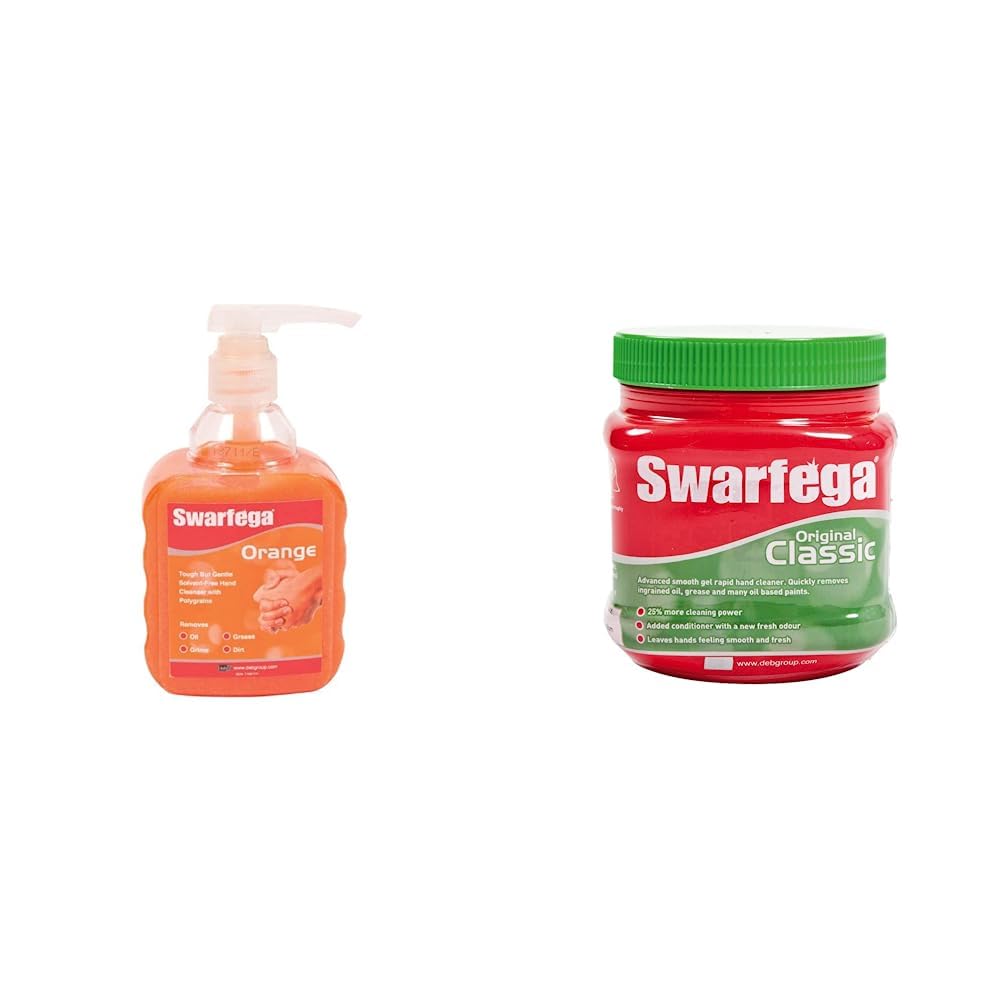 Swarfega Orange Hand Wash, Solvent-Free Heavy Duty Hand Cleaner with ...