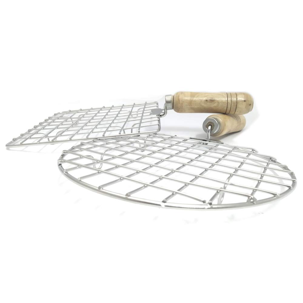 Buy Hanae Luvan Stainless Steel Phulka Roti Grill Jali | Circle ...