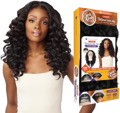 Amazon.com : Sensationnel Curls Kinksandco Kinkyedges Wig - Kinky Wand ...