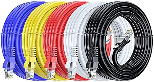 FEDUS Cat6 Ethernet Cable, 10 Meter High Speed 550MHZ / 10 Gigabit ...