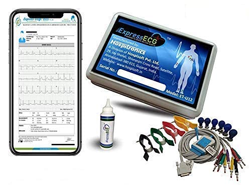 Hospitronics Tele ECG Machine ET-U12, CE certified, 12 Lead ECG with ...