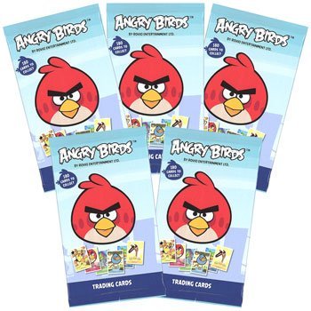 Buy Angry Birds - Trading Cards - PACKS ( 5 Pack Lot ) Online at Low ...