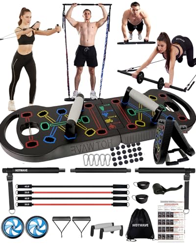 HOTWAVE Portable Exercise Equipment with 16 Gym Accessories.20 in 1 ...