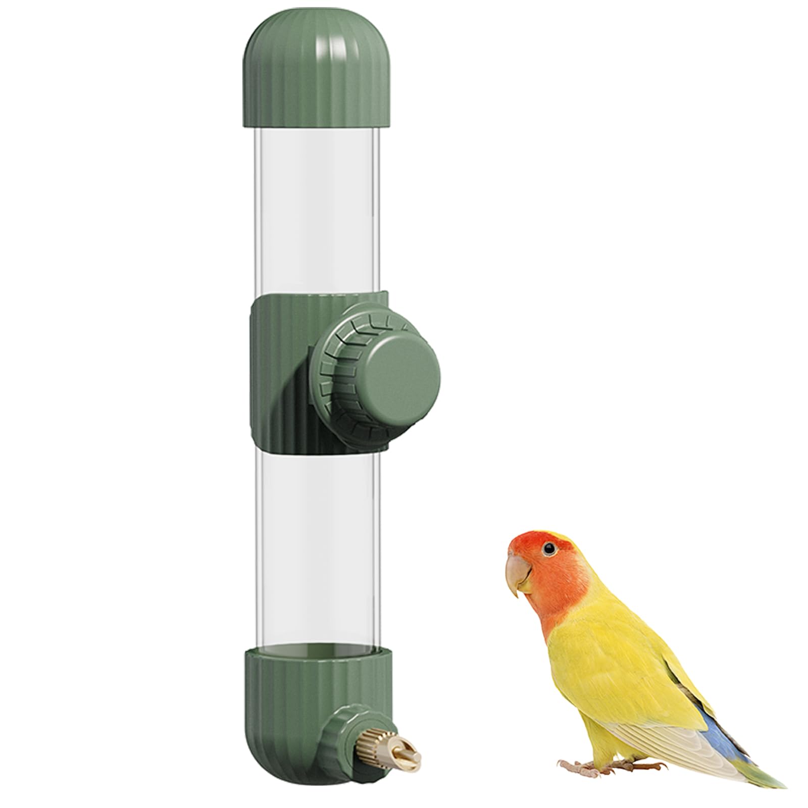 Amazon.com : 9.4 Fl Oz Bird Water Feeder No Mess Bird Cage Suspended ...