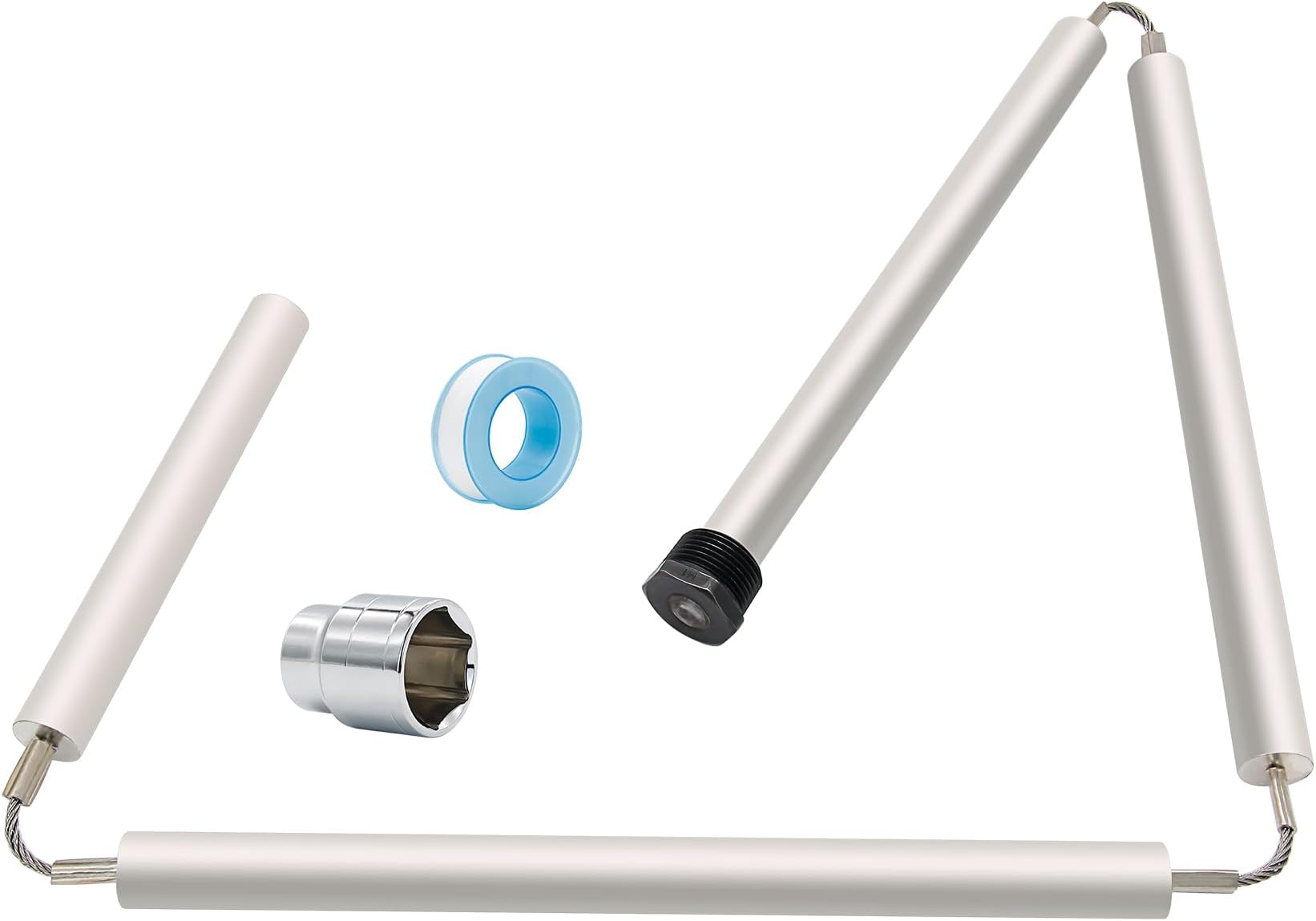 44" Flexible Magnesium Anode Rod, Hot Water Heater Anode Rod Replace ...