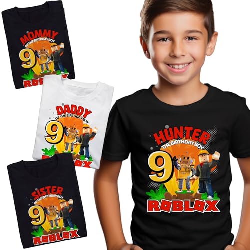 Amazon.com: Custom Birthday Family Matching Shirts, Family Personalized ...
