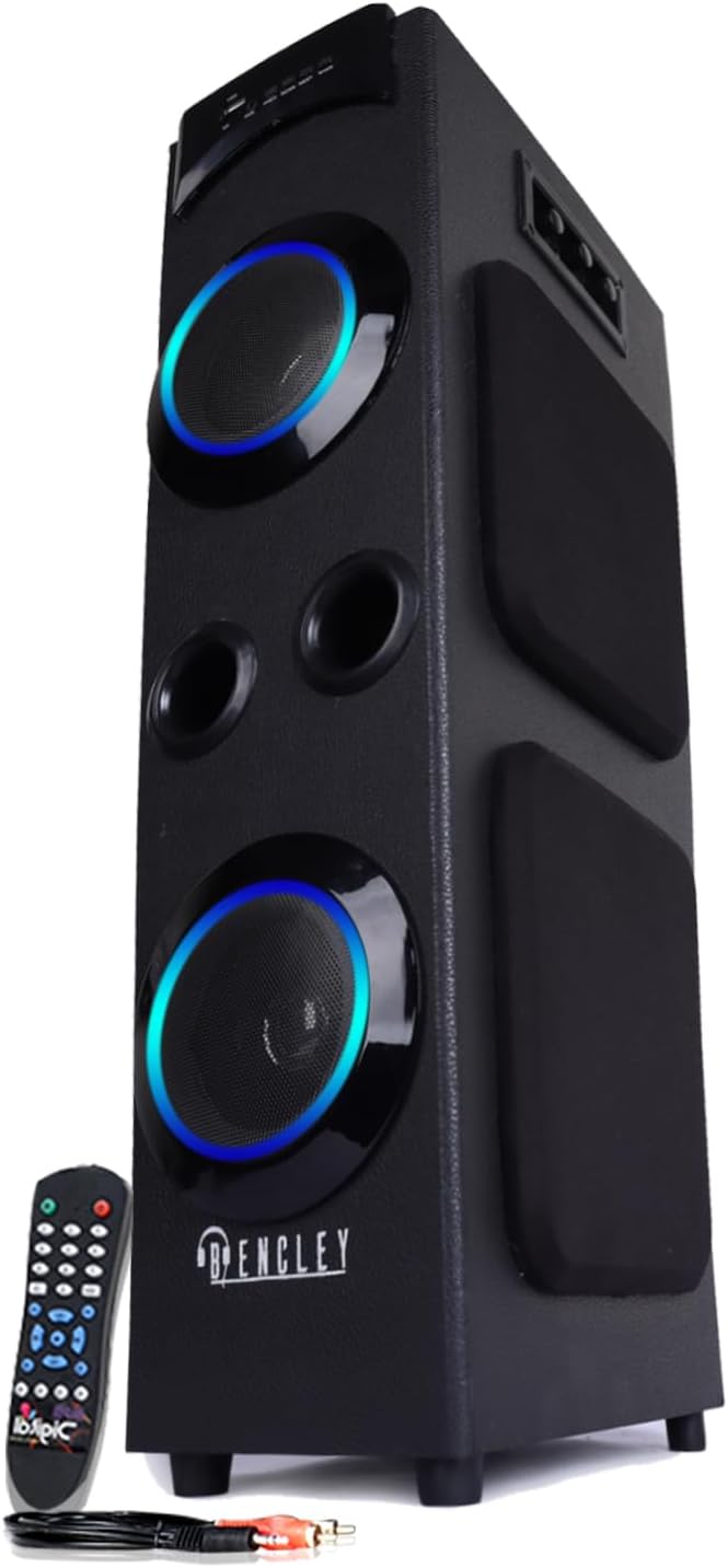 ZEBRONICS ZEB-BT460RUF (Wired Mic) 50W Tower Speaker with Wireless BT ...
