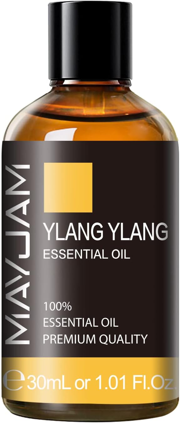 Amazon.com: MAYJAM Ylang Ylang Essential Oil with Glass Dropper, MAYJAM ...