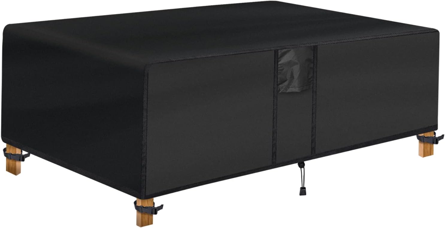 Amazon.com : Vailge Rectangular Coffee Table Cover - Outdoor Lawn Patio ...
