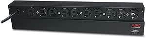 Amazon.com: APC Rack Mount PDU, Basic 100V-120V/15A, (10) Outlets, 1U Horizontal Rackmount ...