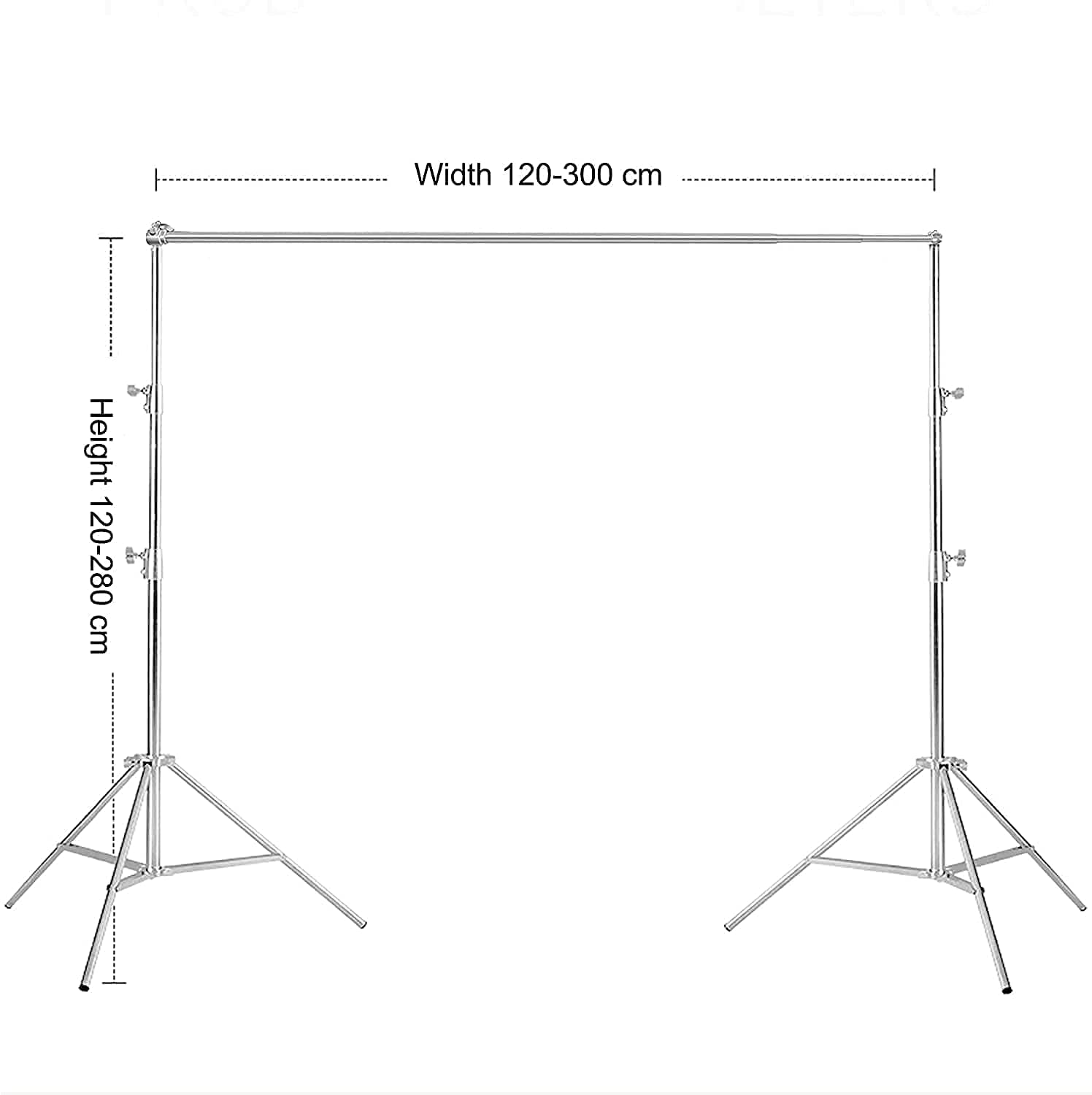 Amazon | Meking 撮影スタンド 280 x 300cm 背景サポートキット 高さ