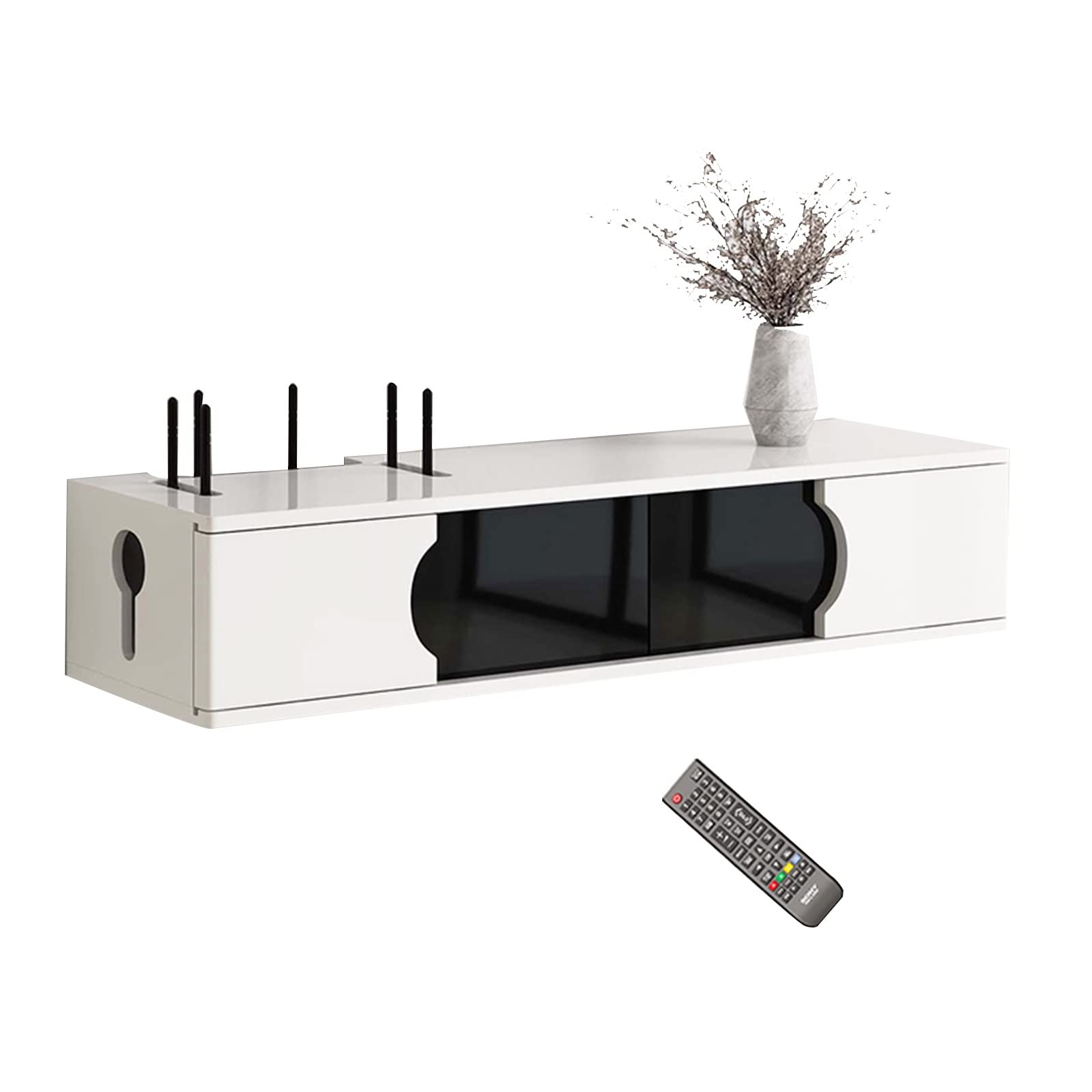 Buy Floating Tv Stand Cabinet Unit wall ed tv unit Floating TV Shelf ...