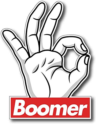 Ok Boomer Funny Sticker Decal Baby Boomer Millennial Meme (1) : Amazon ...