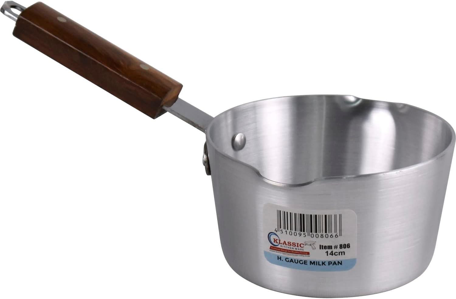 Aluminium Milk Pan Double Spout Easy Pour. (14 Cm) : Amazon.co.uk: Home ...