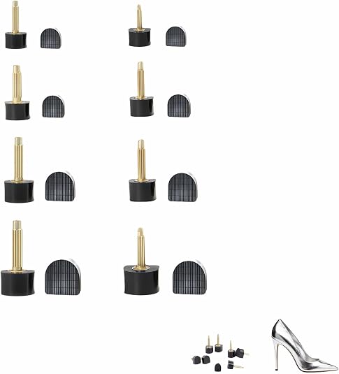 Amazon.com: High Heel Protector Caps Heel Tip Replacement Kit:8 Pairs U ...