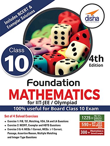 Amazon.com: Foundation Mathematics for IIT-JEE/ Olympiad Class 10 - 4th ...