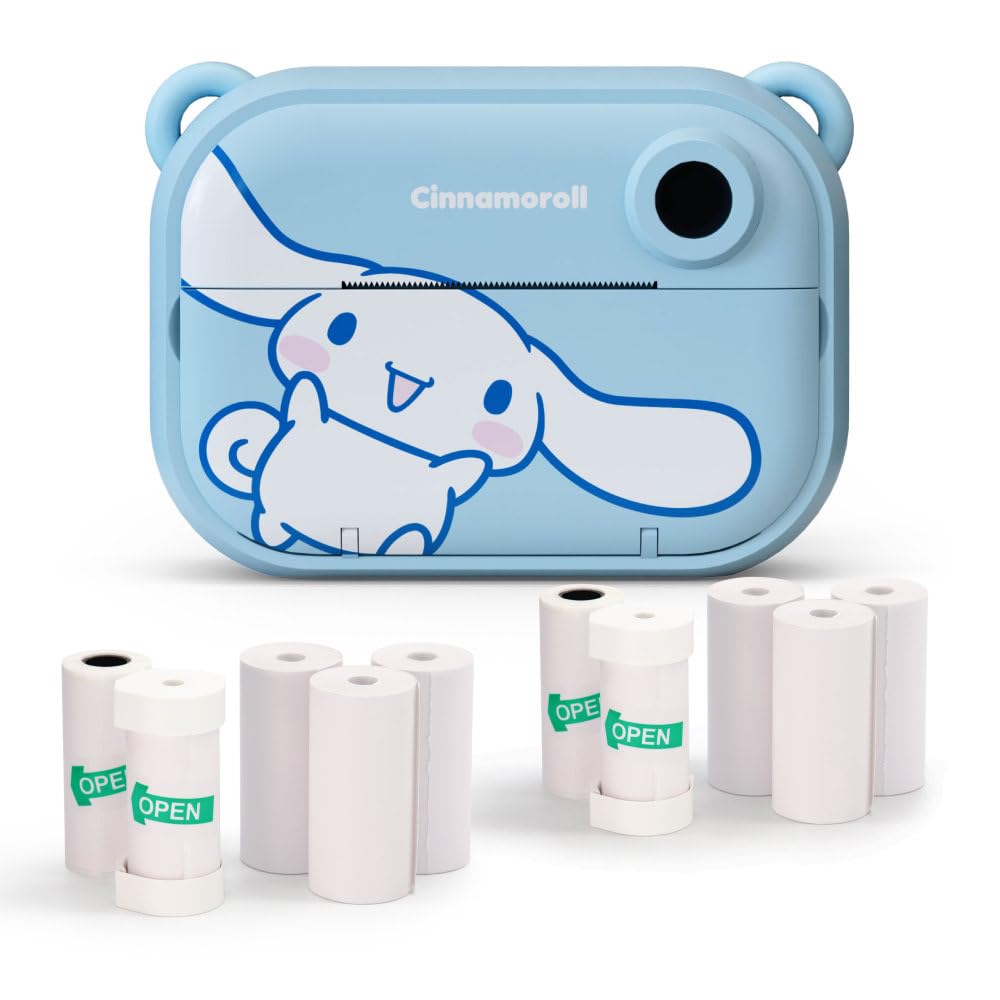 Amazon.com : Bundle Cinnamoroll Instant Print Digital Camera and 2 ...