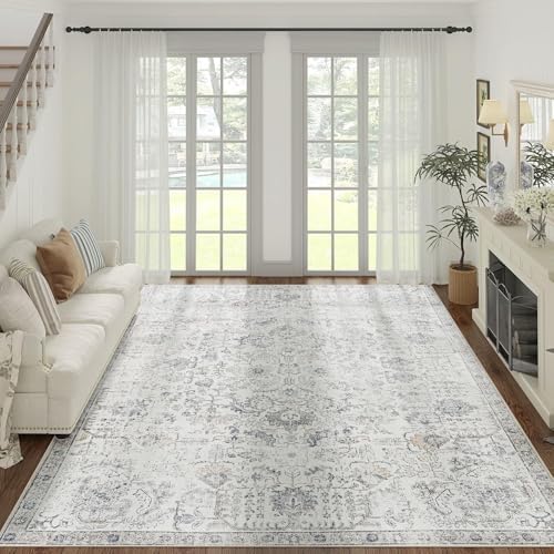 Amazon.com: LIVEBOX Washable Area Rug 8x10 Large Boho Living Room Rug ...
