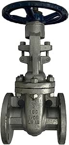 Amazon.com: AF Hydro Cast Steel Flange End Gate Valve, 5" ANSI 150 ...
