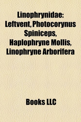 Linophrynidae: Leftvent, Photocorynus Sp : Llc, Books: Amazon.es: Libros