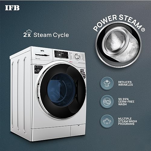IFB 9 Kg 5 Star AI Powered Front Load Washing Machine, 2X Power Steam ...
