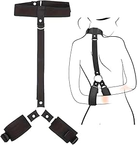Amazon.com: FUN SOUL BDSM Neck to Wrist Restraints Bondage, Behind Back ...