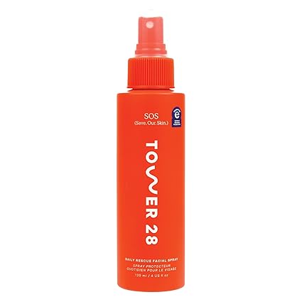 Amazon.com : Tower 28 SOS Daily Rescue Facial Spray for Sensitive Skin ...
