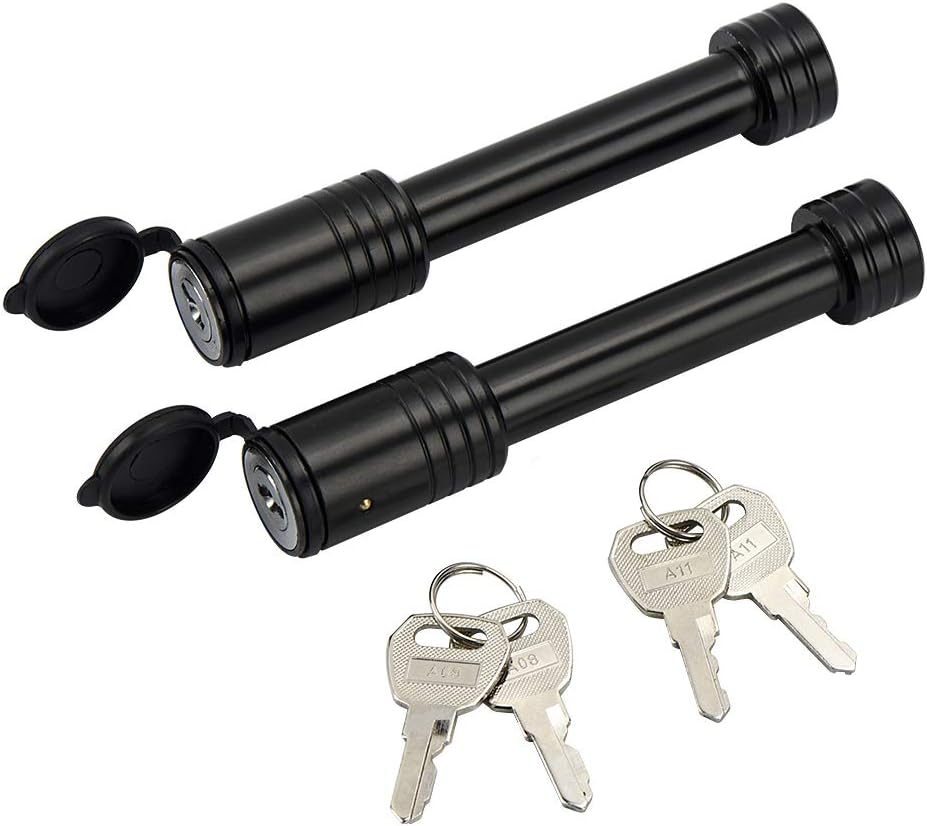 Amazon.com: TOWSWELL Trailer Hitch Lock, Hitch Receiver Pin Lock with 5 ...