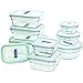 Amazon.com: Glasslock 18-Piece Assorted Oven Safe Container Set: Home ...