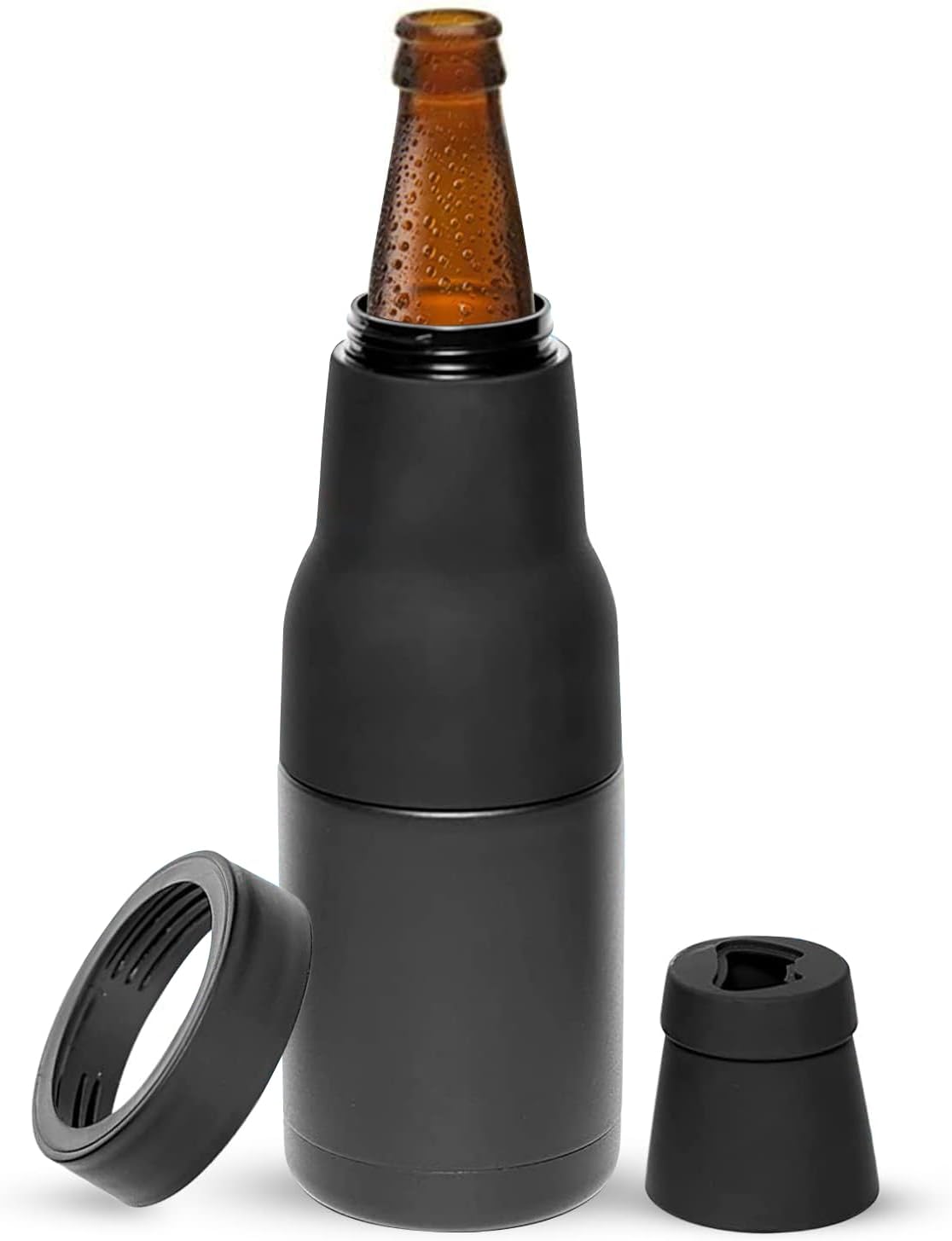 Amazon.com: Malolu 4 In 1 Beer Can Cooler, Stainless Steel Double Wall ...