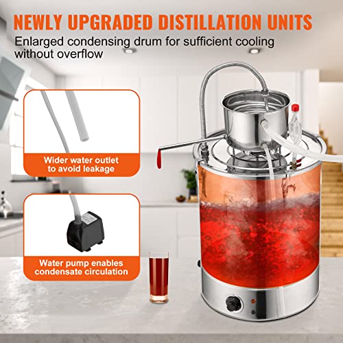 Snapklik.com : Electric Alcohol Still 13Gal/50L,230V/60Hz, Alcohol ...