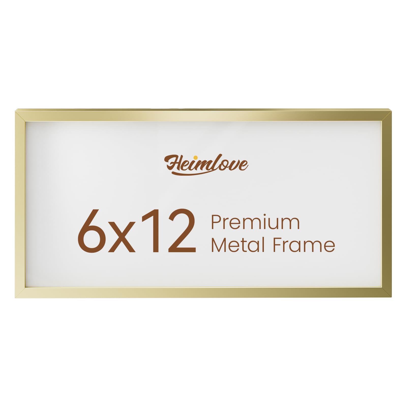 Amazon.com - Heimlove 6x12 Aluminum Picture Frame, Metal Picture Frame ...