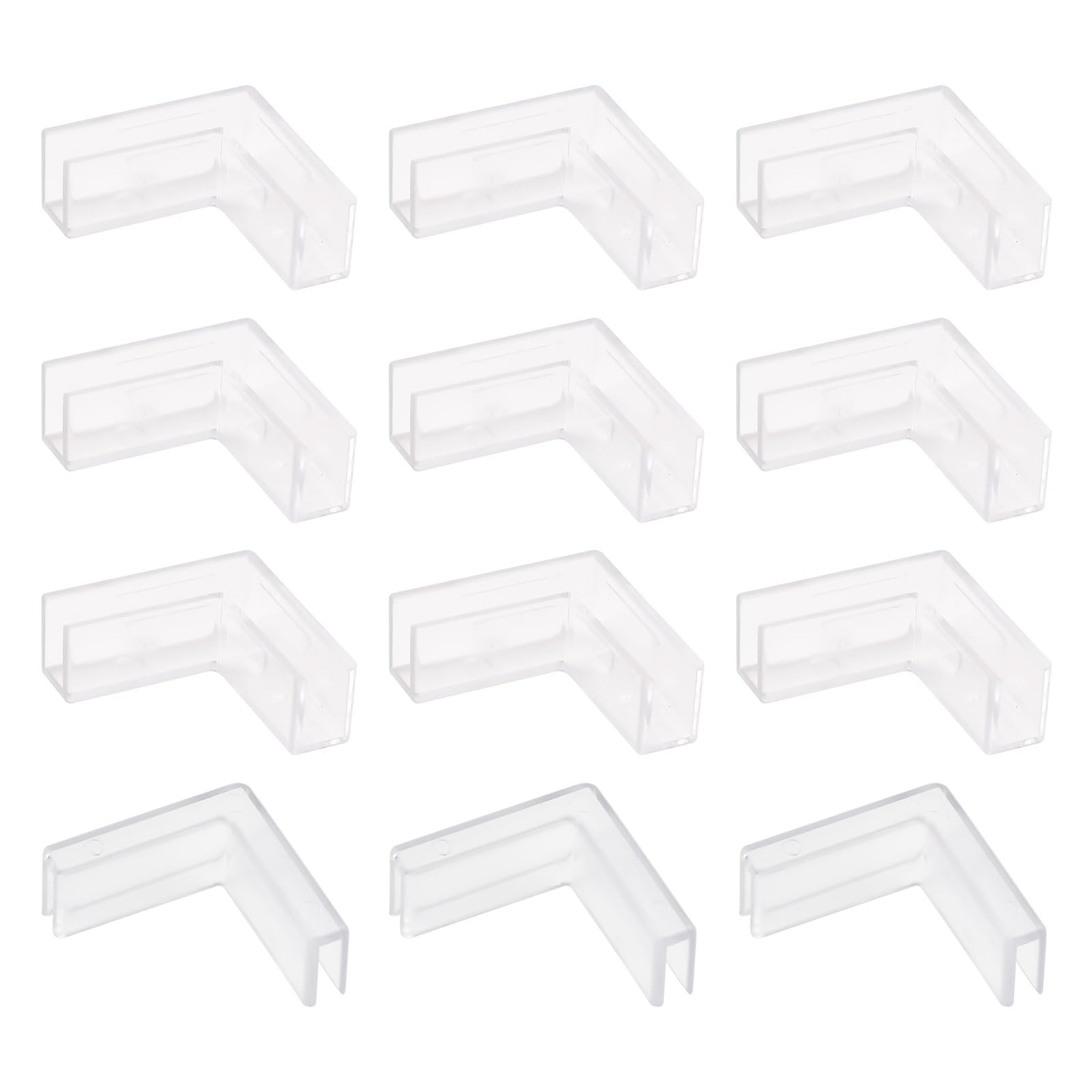 Amazon.com: UFURMATE Glass Connector, 12Pcs Plastic 90 Degree Glass ...