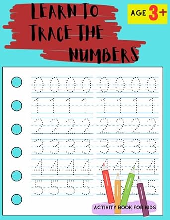 Amazon.com: Learn To Trace The Numbers: Number Tracing book for ...