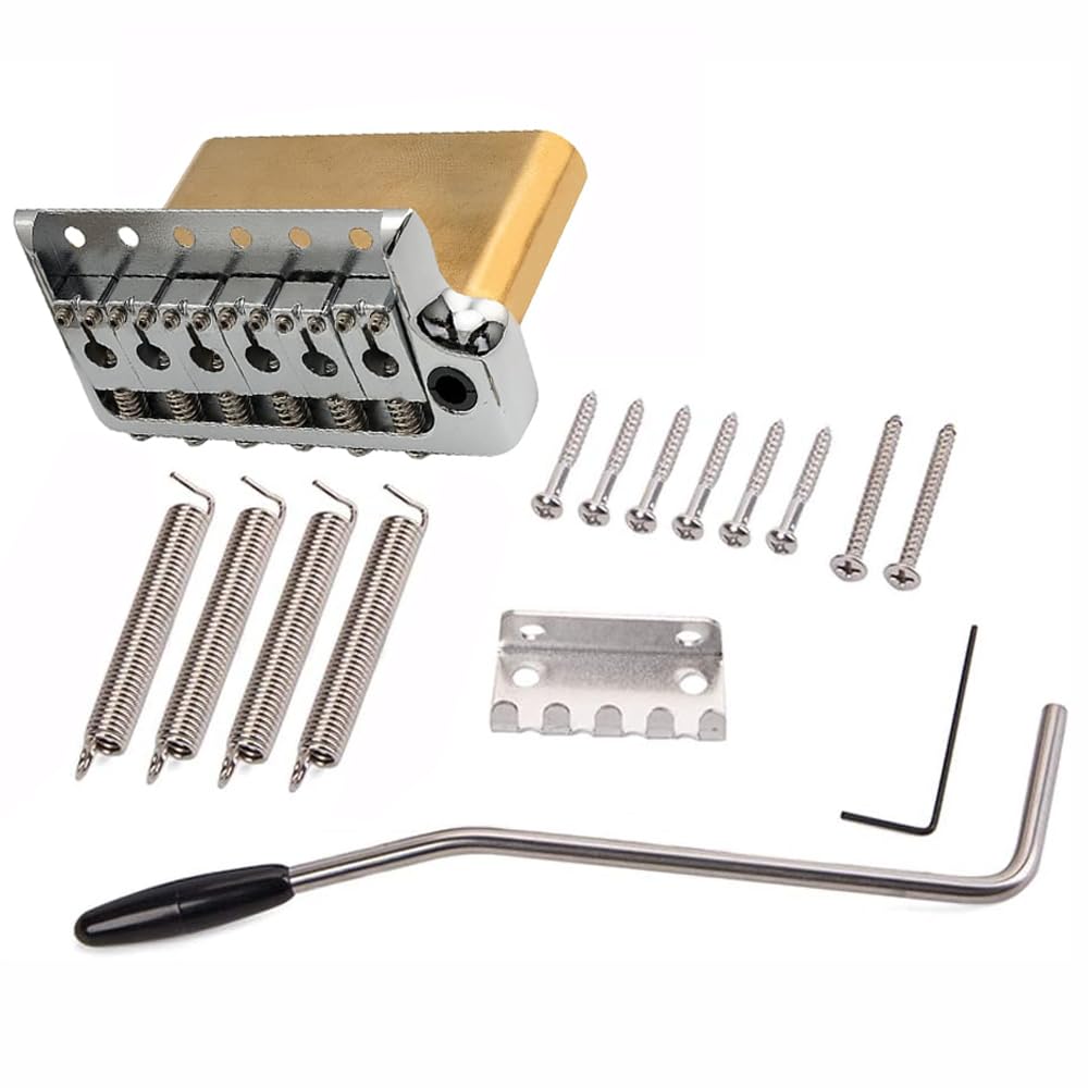 Snapklik.com : Electric Guitar Tremolo System Bridge And Saddles Guitar ...