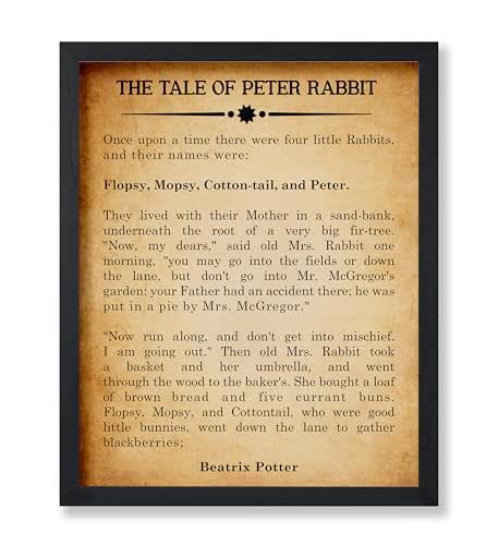 Amazon.com: Monem Art Beatrix Potter Poster - The Tale of Peter Rabbit ...