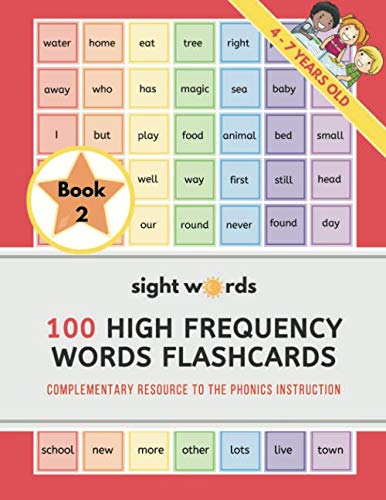 Sight Words -100 High Frequency Words Flashcards: Easy Way to Learn ...