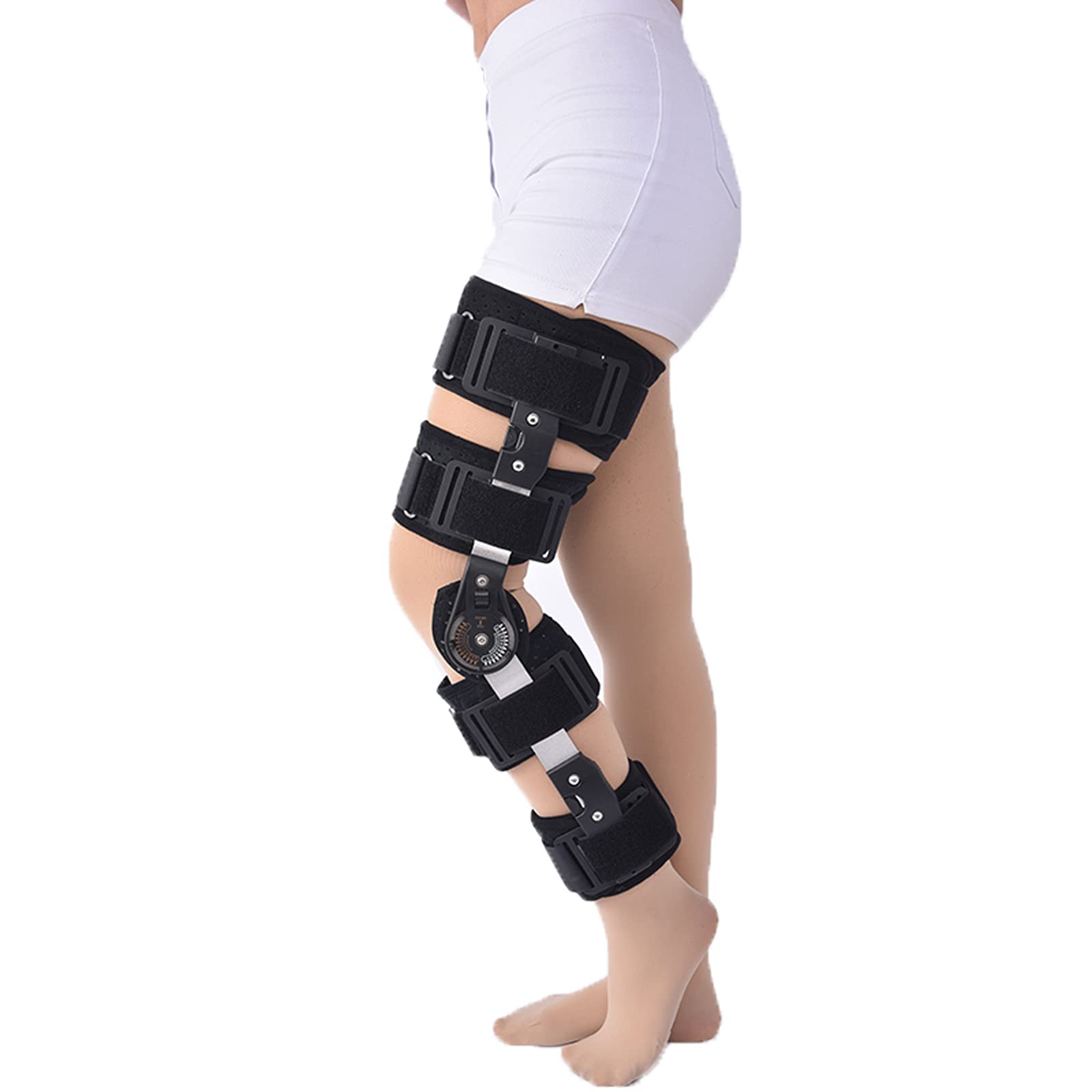 Buy Hinged Knee Fixation Brace Knee Adjustable Knee Meniscus Tear ...